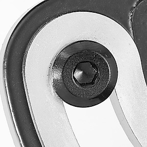 M6 x 80mm 20Pcs Flat Head Hex Socket Cap Screws Bolts, 304 Stainless Steel 18-8, Partially Threaded, Black Oxide by SG TZH (with Hex Spanner)