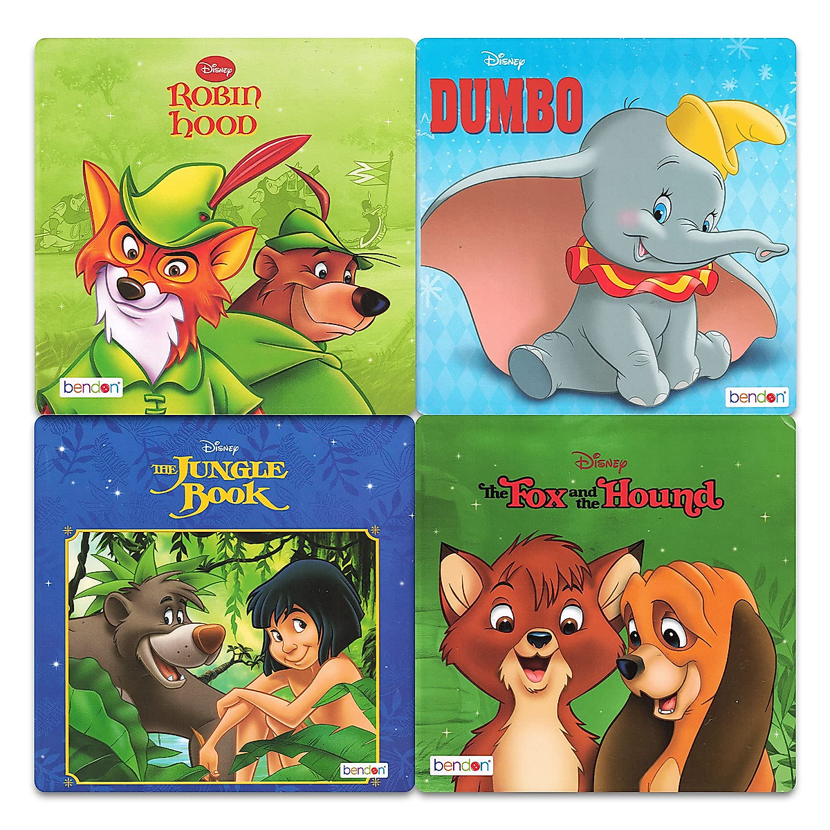 Disney Classic Storybook Collection for Toddlers Kids ~ 8 Disney Books Bundle Featuring Dumbo, Lion King, The Jungle Book, 101 Dalmatians and More | Disney Bedtime Book Stories Set