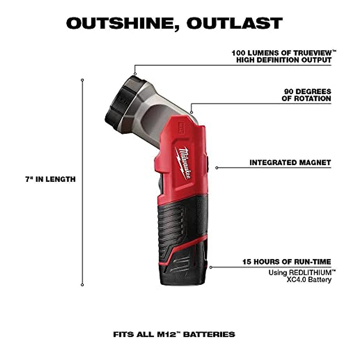 Milwaukee 2498-25 M12 12V Cordless 5-Tool Combo Kit: 2407-20 3/8 in.Drill/Driver + 2462-20 1/4 in. Hex Impact Driver+2420-20 Hackzall Recip Saw+2457-20 3/8 in.Ratchet+49-24-0146 LED Worklight,YKGAV