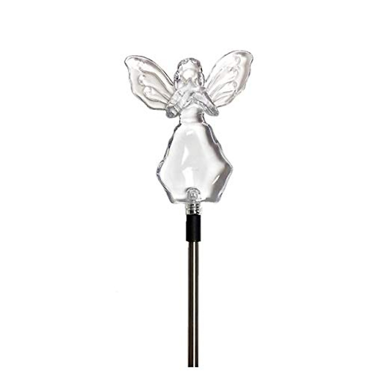 G&J ONLINE TRADING Solar Powered Angel w/Star Garden Stake Landscape Color Change Lights (Set of 2)