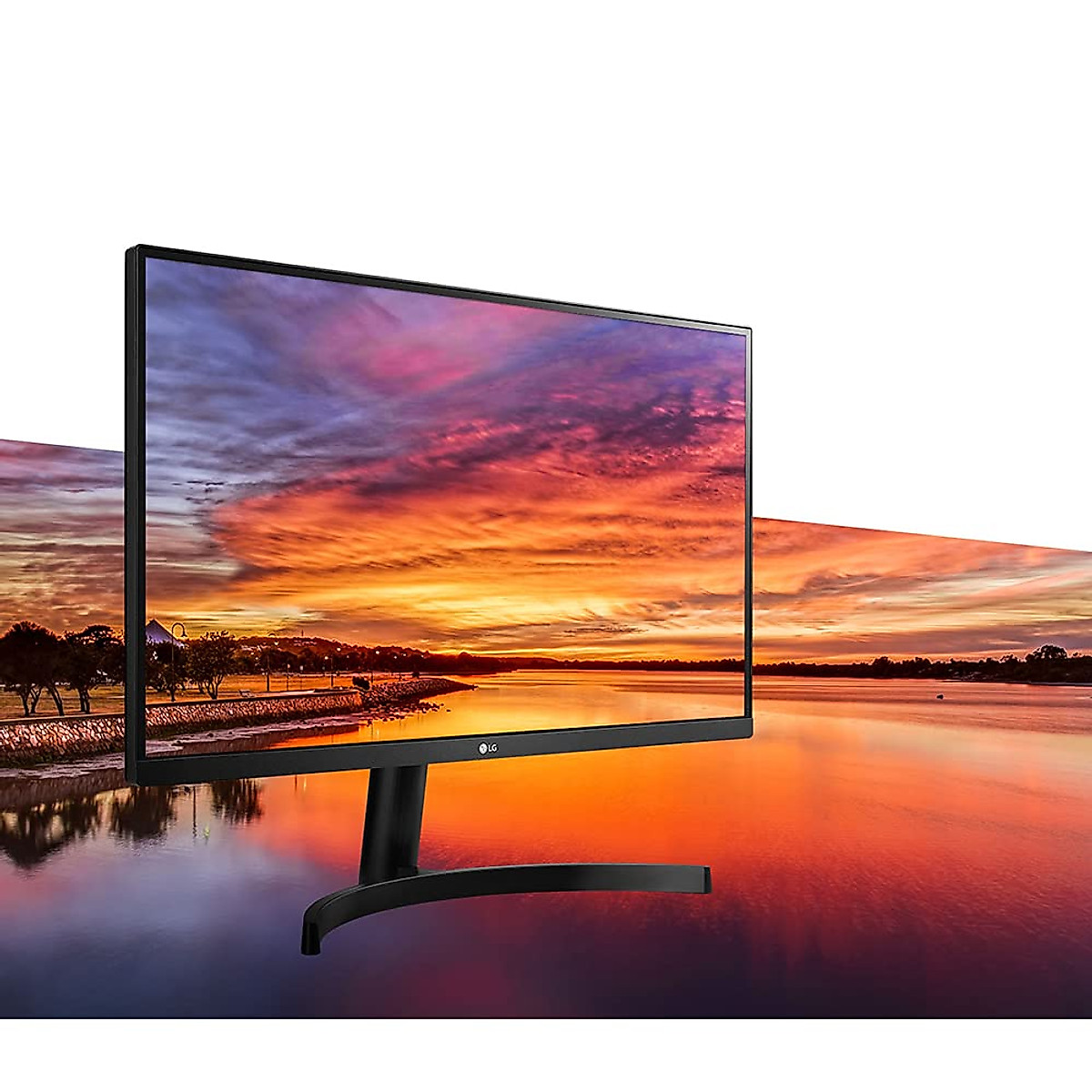 LG 27QN600-B 27 inch QHD 2560x1440 IPS Monitor with AMD FreeSync HDR10 Bundle with Deco Gear HDMI Cable 2 Pack + Gamer Surface Mousepad + Screen Cloth