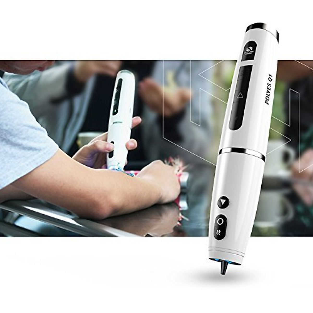 Future Make Polyes Q1 UV Light 3D Printing Pen, World's First Resin Pen, 100%...