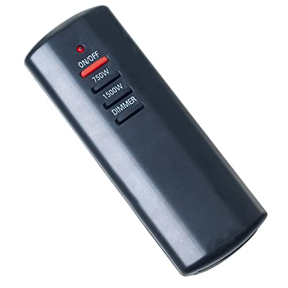 25.5-Inch Wall Mounted Electric Fireplace - Curved Glass Heater with Log Fuel Effect, Adjustable Flames, and Remote Control by Northwest (Black)