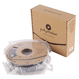 Polymaker Carbon Fiber PLA Filament 1.75mm, Carbon Fiber Reinforced PLA 3D Printer Filament Strong 1kg - PolyLite 1.75 PLA Carbon Fiber 3D Printer Filament Strong & Easy to Print & Matte PLA-CF