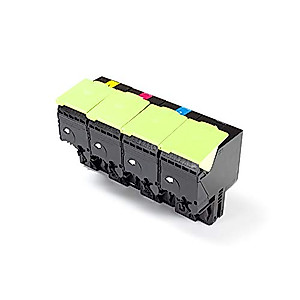 Green2Print High Yield Tonerset, 4 cartridges 1x 8500, 3X 5000 Pages Replaces Lexmark 78C1XC0, 78C1XK0, 78C1XM0, 78C1XY0 High Yield Toner Cartridge for Lexmark CX421adn, CX421, CX522ade, CX522