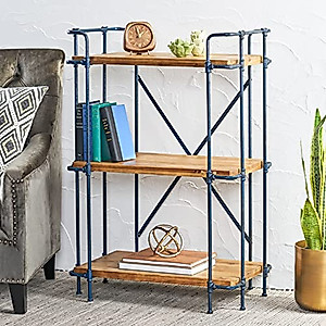 Christopher Knight Home Yorktown 3-Shelf Bookcase, Antique