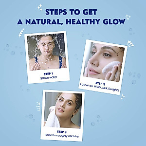 NIVEA Face Wash, Milk Delights Caring Rosewater(Sensitive Skin), 100ml