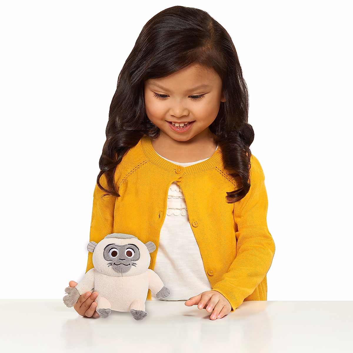 DISNEY Raya and The Last Dragon 5.6-Inch Small Pan Soft Plush, Stuffed Ongi Monkey, Officially Licensed Kids Toys for Ages 3 Up by Just Play