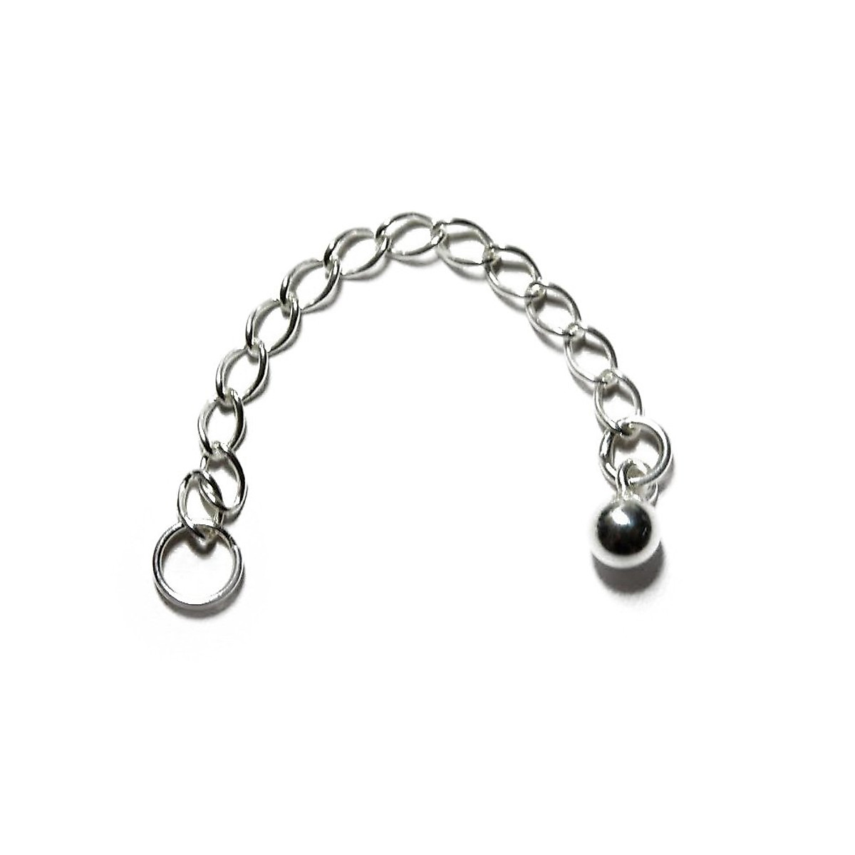 apop nyc 925 Sterling Silver Chain Extender for Necklaces 2 inch [Jewelry]