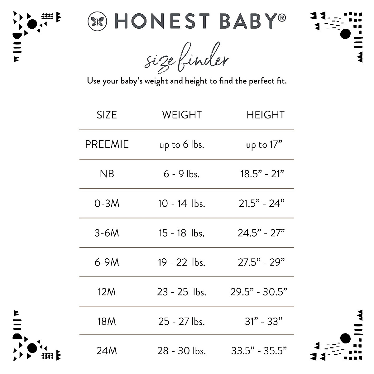 HonestBaby unisex baby 5-pack Organic Cotton Long Sleeve Bodysuits and Toddler T Shirt Set, Bright White, 0-3 Months US