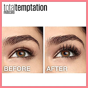 Maybelline New York Total Temptation Washable Mascara, Blackest Black, 0.27 fl. oz.