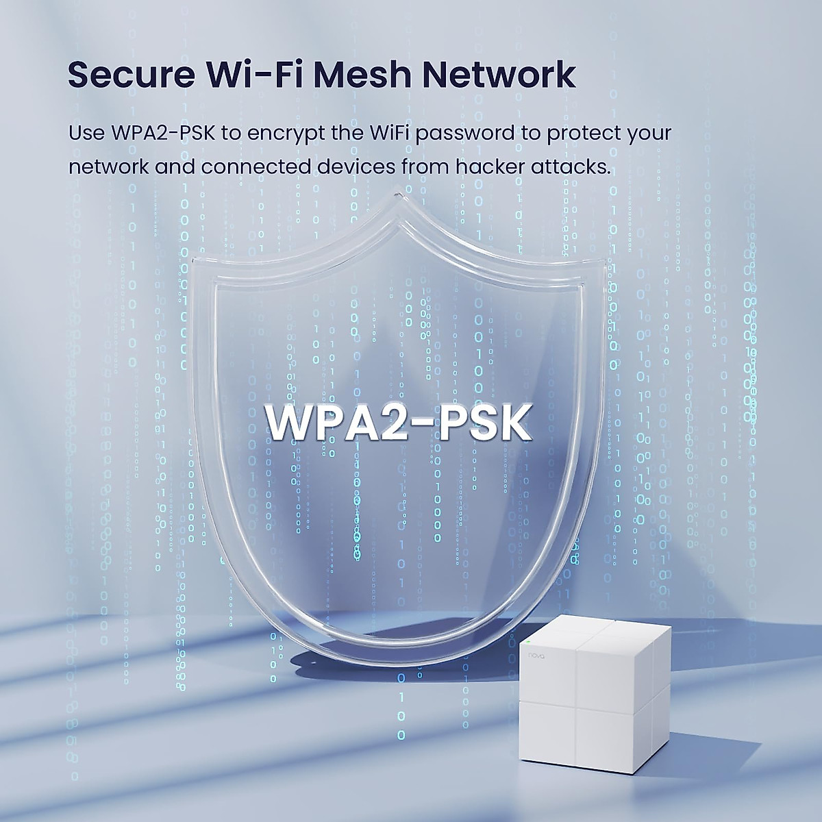 Tenda Nova Mesh WiFi System (MW6)-Up to 6000 sq.ft. Whole Home Coverage, WiFi Router and Extender Replacement, Gigabit Mesh Router for Wireless Internet, Works with Alexa, Parental Controls, 3-pack