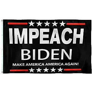 SOULBUTY Impeach Biden Flag 3x5-Make America America Again Flag 3x5-Double Stitched-Polyester with Brass Grommets