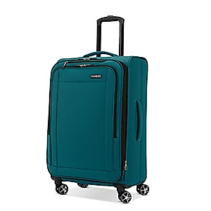 Samsonite Saire LTE Softside Expandable Luggage Wheels, Pine Green, Medium Spinner