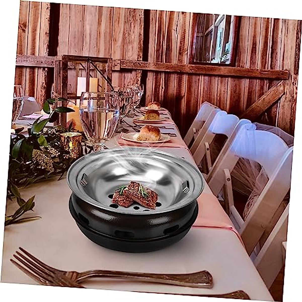 1pc Oven Mini Charcoal Grill Portable Burner Camping Burner Portable Backpacking Gas Stove Useful Barbecue Grill Camping Gas Stove Brazier Stove Outdoor Barbecue Tool Bbq Tool Wok