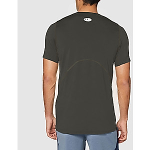 Under Armour Men's Armour HeatGear Fitted Short-Sleeve T-Shirt, (310) Baroque Green / / White, XX-Large
