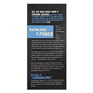 C6 Carbon Infused Automotive Paint Detailer Hardest Durable Protection and Shine for All Vehicles from UV, Acid Rain, Road Salt, Scuffs 16 oz. (C6D016)