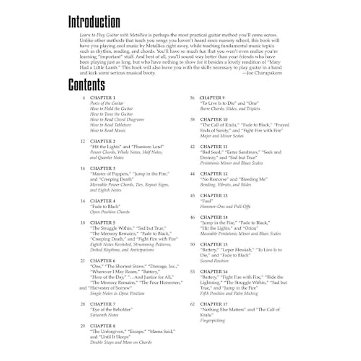 Learn to Play Guitar with Metallica Book/Online Audio