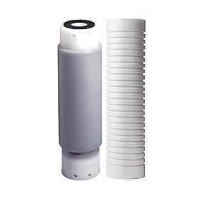 LWH-D Replacement Filter Set - Whole House 2 Stage Sediment - Rust & CTO Filters - 2.5" x 10 - Interchangeable with AP117 & AP110 Filter Models