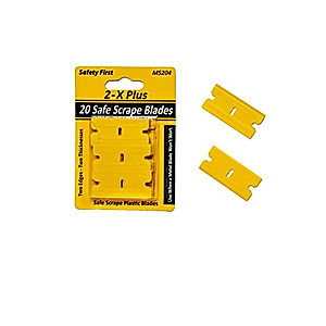 MINISCRAPER 20 2X Plus Plastic Razor Blades and Titan Scraper