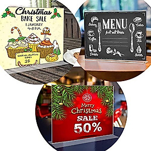 1InTheOffice Acrylic Stand-Up Horizontal Sign Holder 8.5x11"6 Pack"