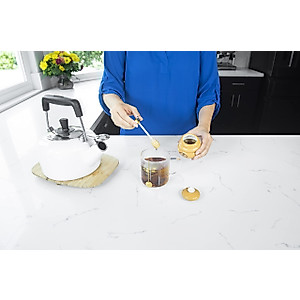 Joie Ceramic Beehive Honey Pot and Wooden Dipper, Mini