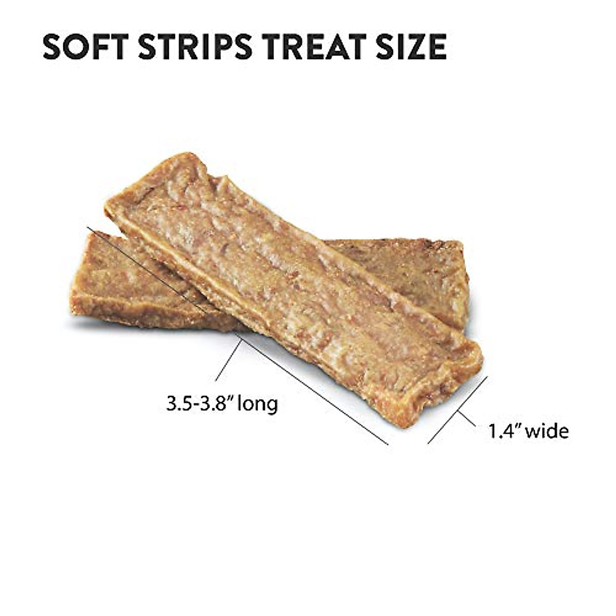 DOGSWELL Hip & Joint Dog Treats 100% Meaty, Grain Free, Glucosamine Chondroitin & Omega 3, Chicken Soft Strips 20 oz