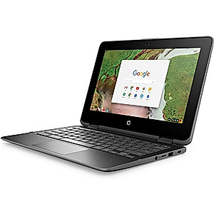 HP Chromebook 11 X360, 11.6" Corning Gorilla Glass Touchscreen Display, Intel Celeron N3350, Intel HD Graphics 500, 64GB eMMC, 4GB SDRAM, Snow White, 11-ae051wm
