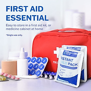 25 Pack - Instant Cold Packs - Instant Ice Packs for Injuries | Disposable Cold Compress Ice Pack for Pain Relief, Swelling, Inflammation, Sprains, Toothache - Cold Pack for Athletes