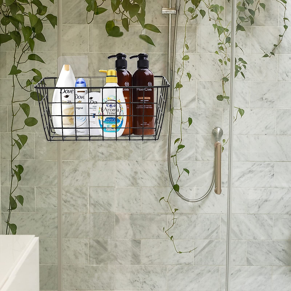 Panghuhu88 4Pcs Wall Wire Baskets Baskets Storage Baskets Hanging Wire Basket Cabinet Door Storage Metal Wall-Mounted Containers Metal Freezer Organizer bins For Kitchen,Pantry,Shelf