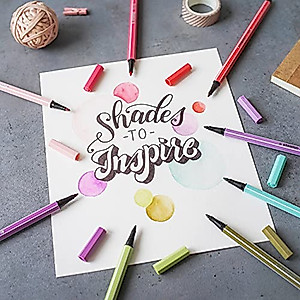 STABILO Premium Felt Tip Pen Pen 68 - Wallet of 8 - Pastel Shades