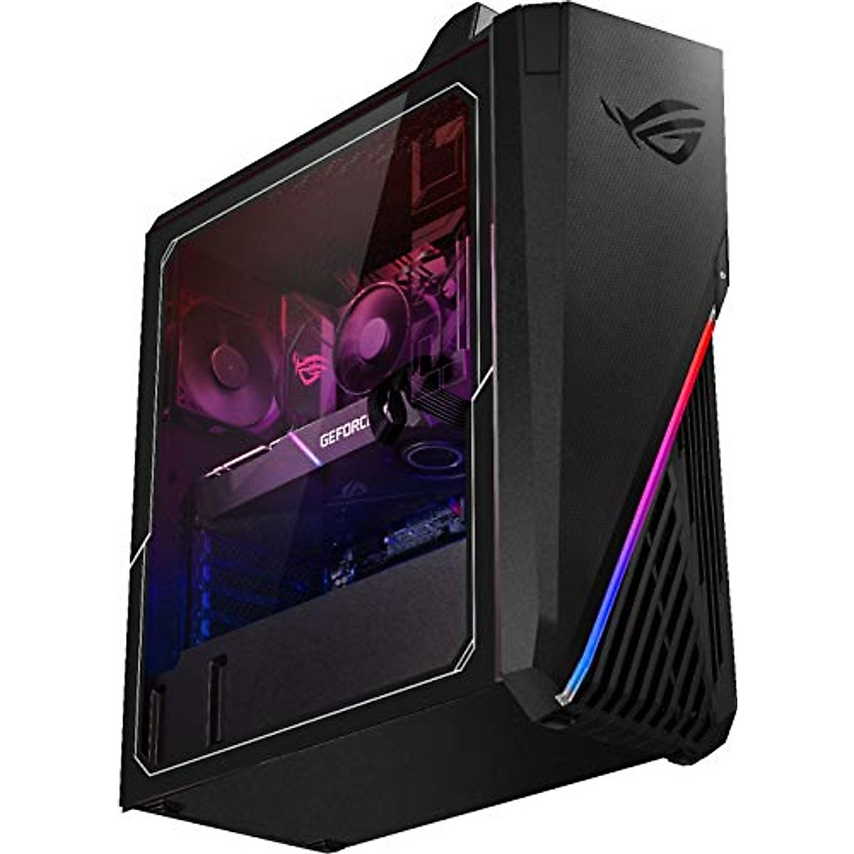 Asus ROG Strix G15 Gaming Desktop, Intel 11th Generation Core i7-11700KF Processor, NVIDIA GeForce RTX 3080 10GB GDDR6, HDMI, WiFi, Windows 10, Black (32GB RAM | 512GB SSD + 2TB HDD)