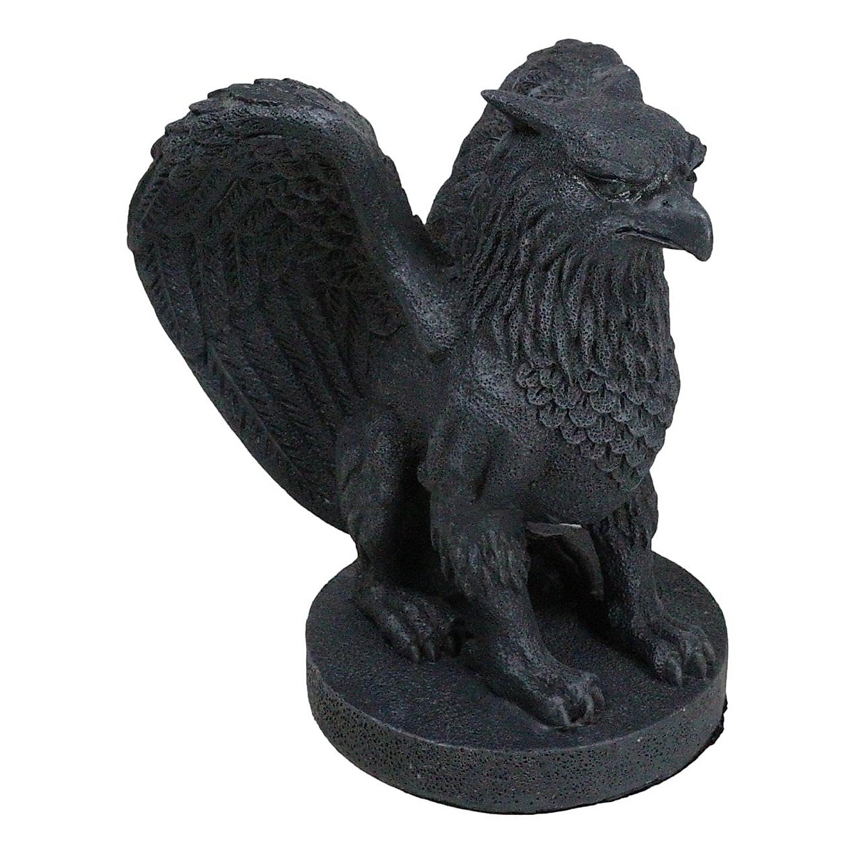 Ebros Gift Mythical Winged Griffon Griffin Eagle Lion Gargoyle Statue Faux Stone Resin Home Decor Figurine 6.75" Tall Gothic Sculptures Statues and Figurines Might and Magic Heroes and Royalty Symbol