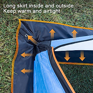 Ice Fishing shelter Ice Fishing Shelter Pop-Up Portable Insulated Ice Fishing Tent Ice Fishing House with Double Door Design Waterproof Oxford Fabric Ideal for Weekend Camping and Fishing