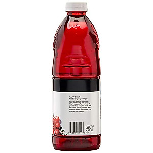 Amazon Brand - Happy Belly Juice Cocktail, Cranberry, Plastic Bottle, 64 fl oz (Pack of 1)