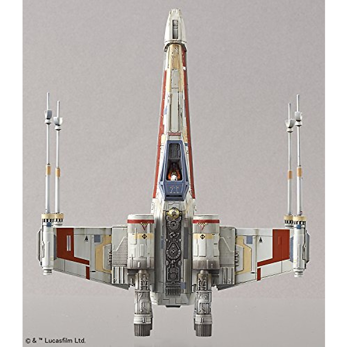 Bandai Hobby Star Wars 1/72 X-Wing Red Squadron (Special Set), Multicolor