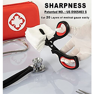 MEUUT 15 pcs Stethoscope Case Kits, Perfect Nurse Gift Include Stethoscope Case, Medical Scissors, Penlights with Batteries, Bandage Wraps, Badge Holders for Nurse Accessories for Work