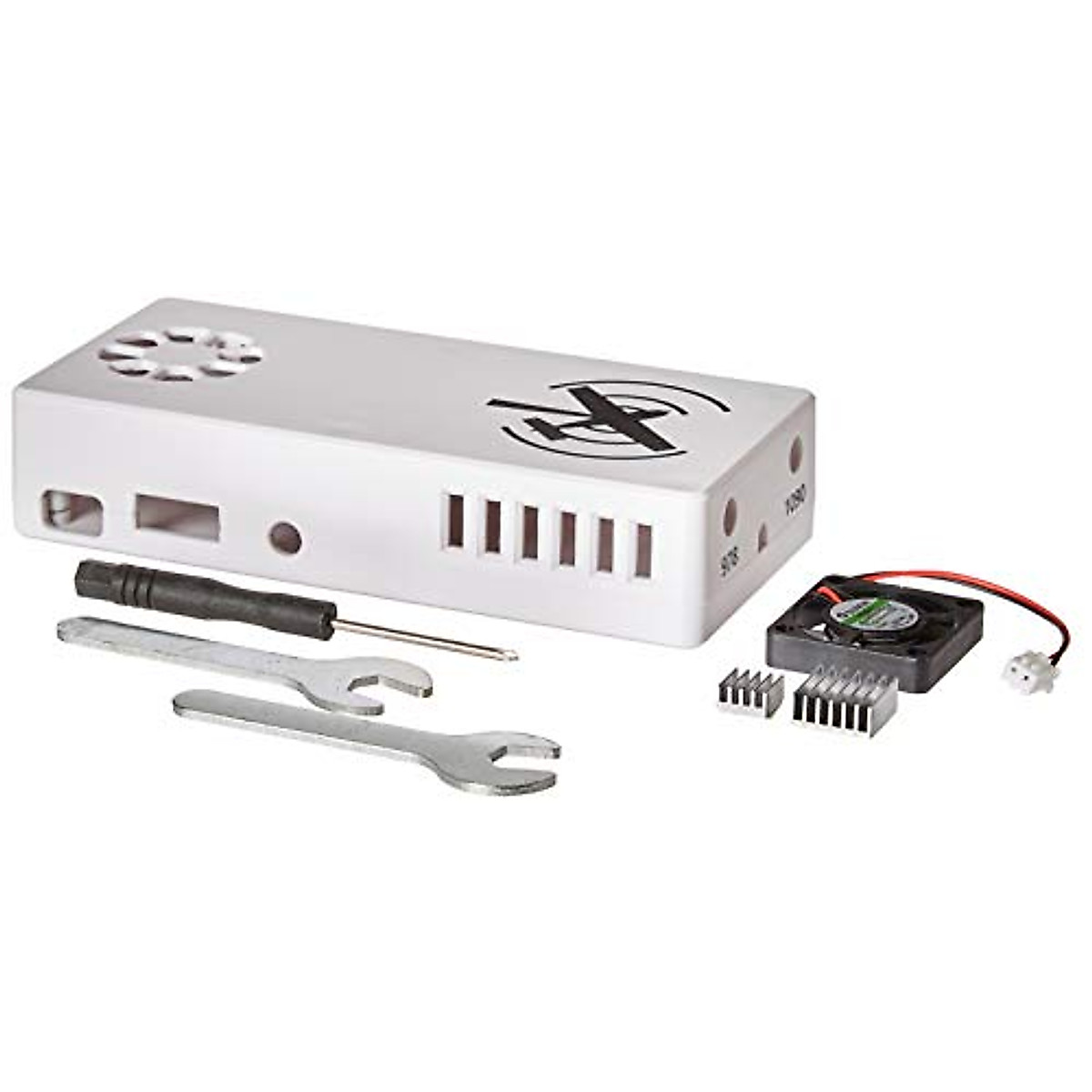 Stratux Case with Fan, White ABS