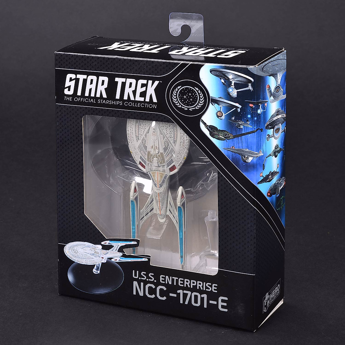 Hero Collector| Star Trek The Official Starships Collection | Eaglemoss Model Ship Box U.S.S. Enterprise NCC-1701-E