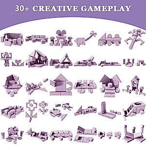 Modular Kids Play Couch, 20PCS Kids Modular Couch for 4 Kids, Kids Couch for Playroom, Modular Kids Couch for Boys and Girls, Modular Couch Kids (Blueberry)