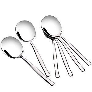 Joyeen Stainless Steel Buffet Serving Spoon, Large Serving Spoon Set of 6