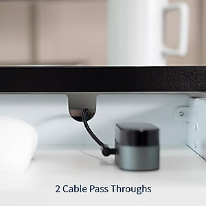 VIVO Extra Large 33 inch Under Desk Sliding Pull-out Drawer or Keyboard Tray for Office Desk, Oversized Storage for Sit Stand Workstation, Slim Organizer, White, DESK-DR33-W