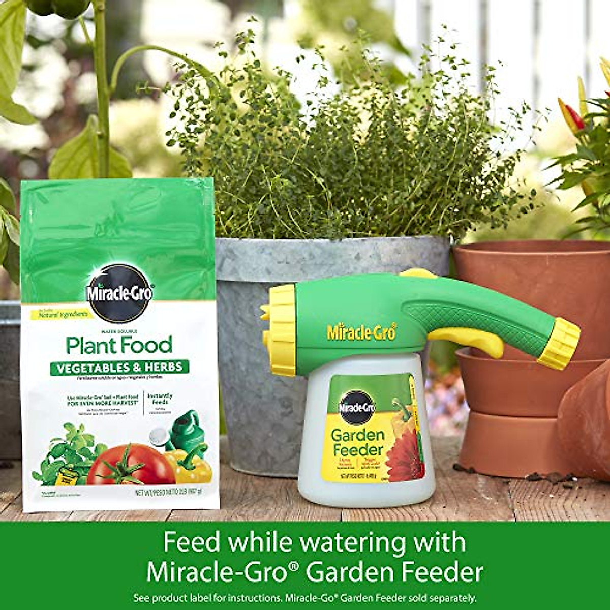 Miracle-Gro Water Soluble Plant Food Vegetables & Herbs 2 lb