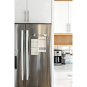 Better Houseware 2409 Magnetic Double Towel Bar, Stainless