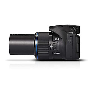 Minolta MN67Z 20MP Full HD Bridge Digital Camera (Black) with 32GB Memory Card and Camera Bag Bundle (3 Items)