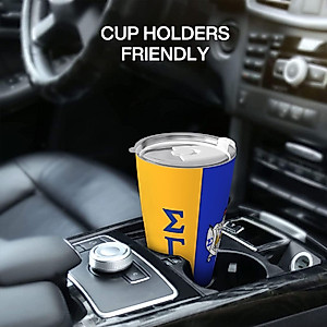Sigma Gamma Car Cup Rho sorority paraphernalia Insulation Tumbler Reusable Stainless Steel Coffee Mug 20oz
