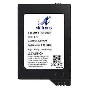 VINTRONS PSP-S110 Replacement Battery for Sony PSP-3004