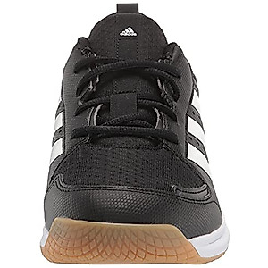 adidas Women's Ligra 7 Track and Field Shoe, Black/White/Black, 8