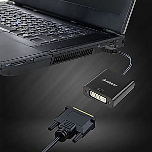 Anbear DisplayPort to DVI Adapter, Display Port to DVI-D Adapter (Male to Female) Compatible with Computer,Desktop,Laptop,PC