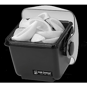 San Jamar BD2002 Mini Dome Garnish Center with Chillable Tray, 1qt Capacity